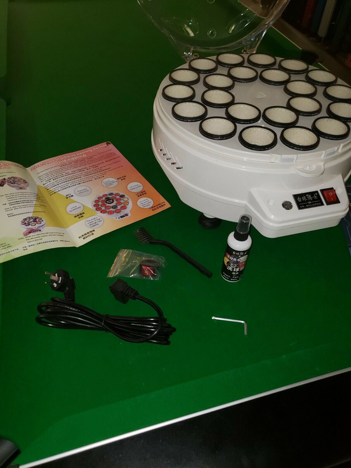 Pool and snooker ball polishing machine set, high quality machine ...