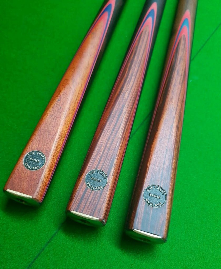 CUE CRAFT 3/4 ash cue EAGLE with ebony butt – Bulldog Billiards UK