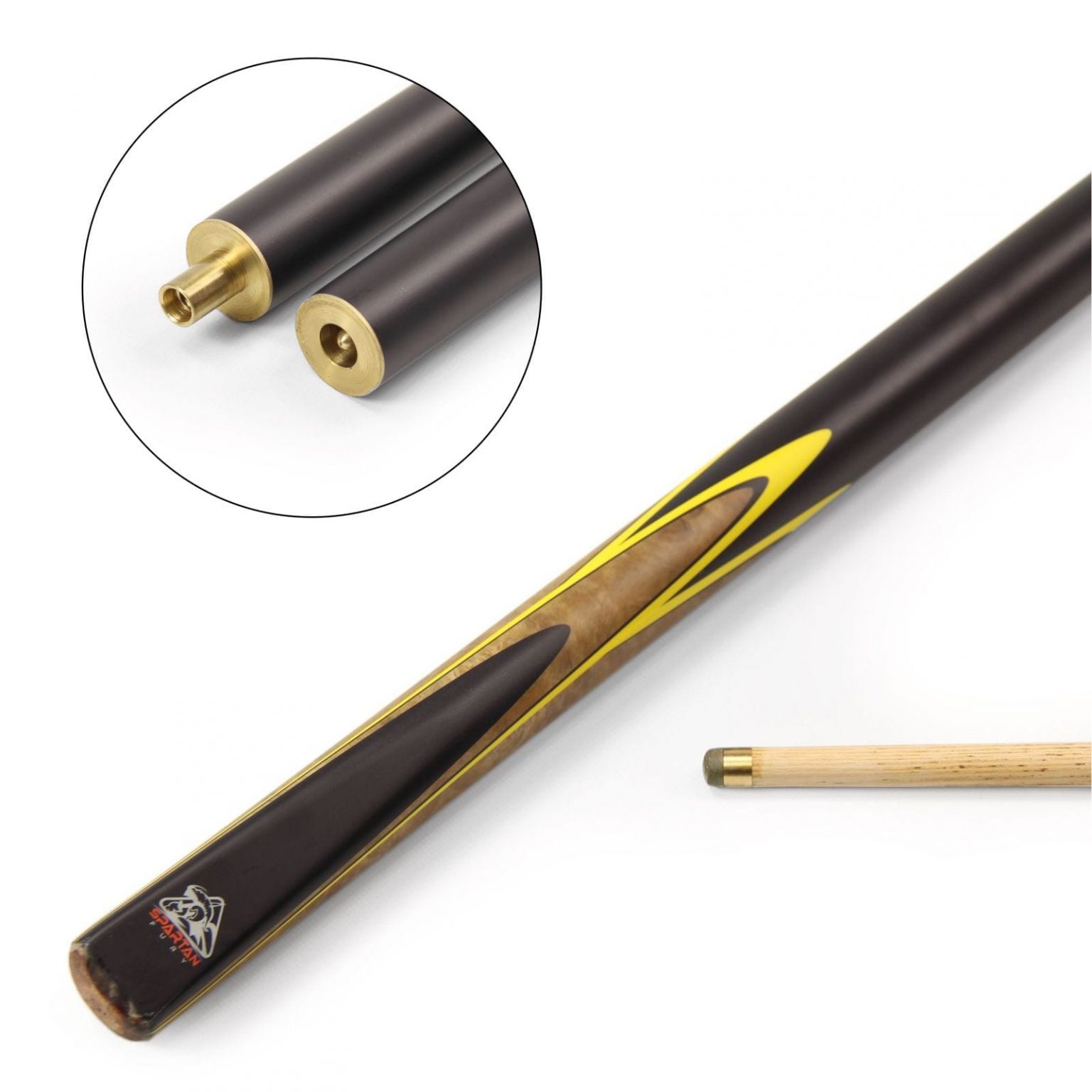 SPARTAN FURY YELLOW VANQUISH ASH 3/4 JOINTED CUE – Bulldog Billiards UK