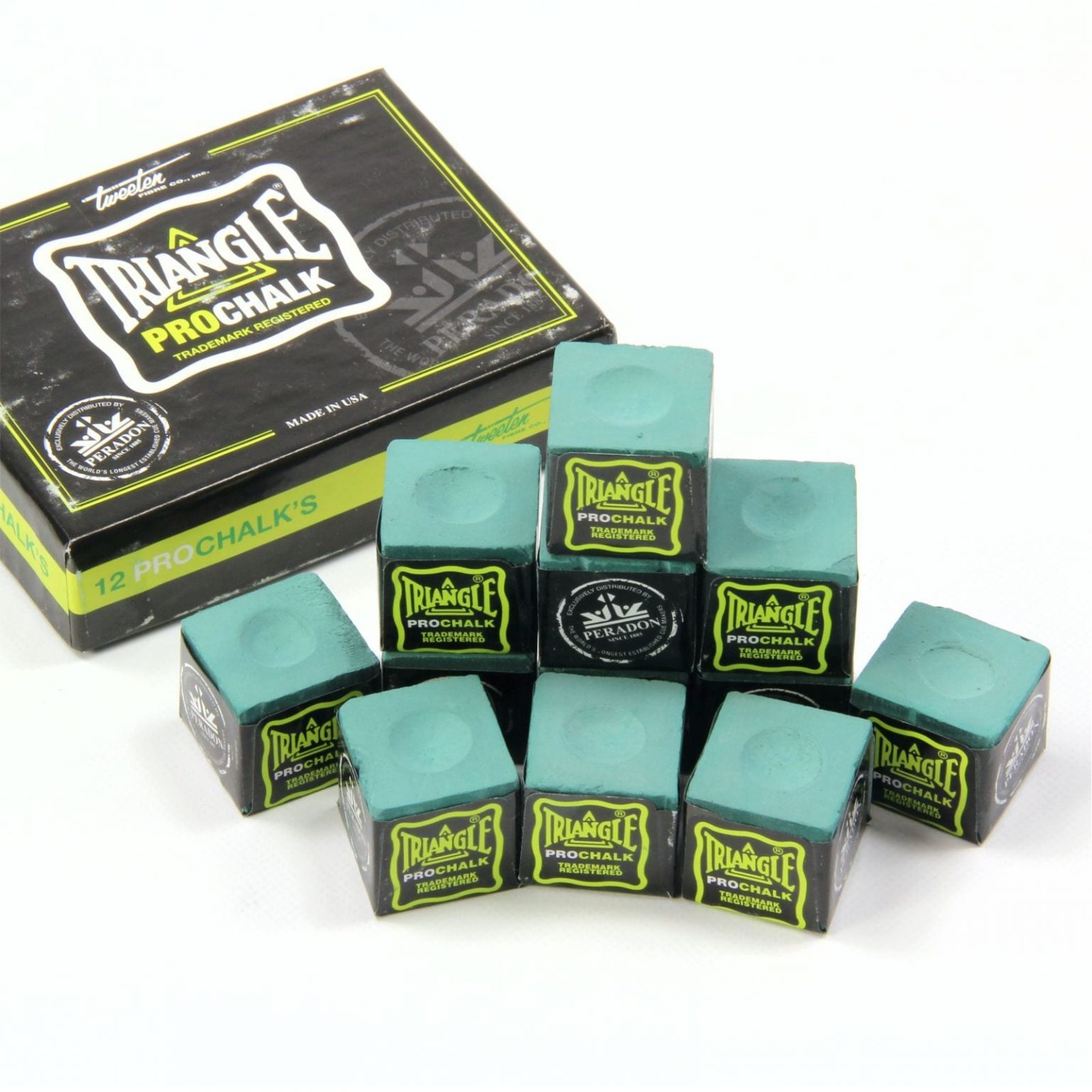 Triangle PRO CHALK by Tweeten DARK GREEN x 12 blocks FULL BOX – Bulldog ...