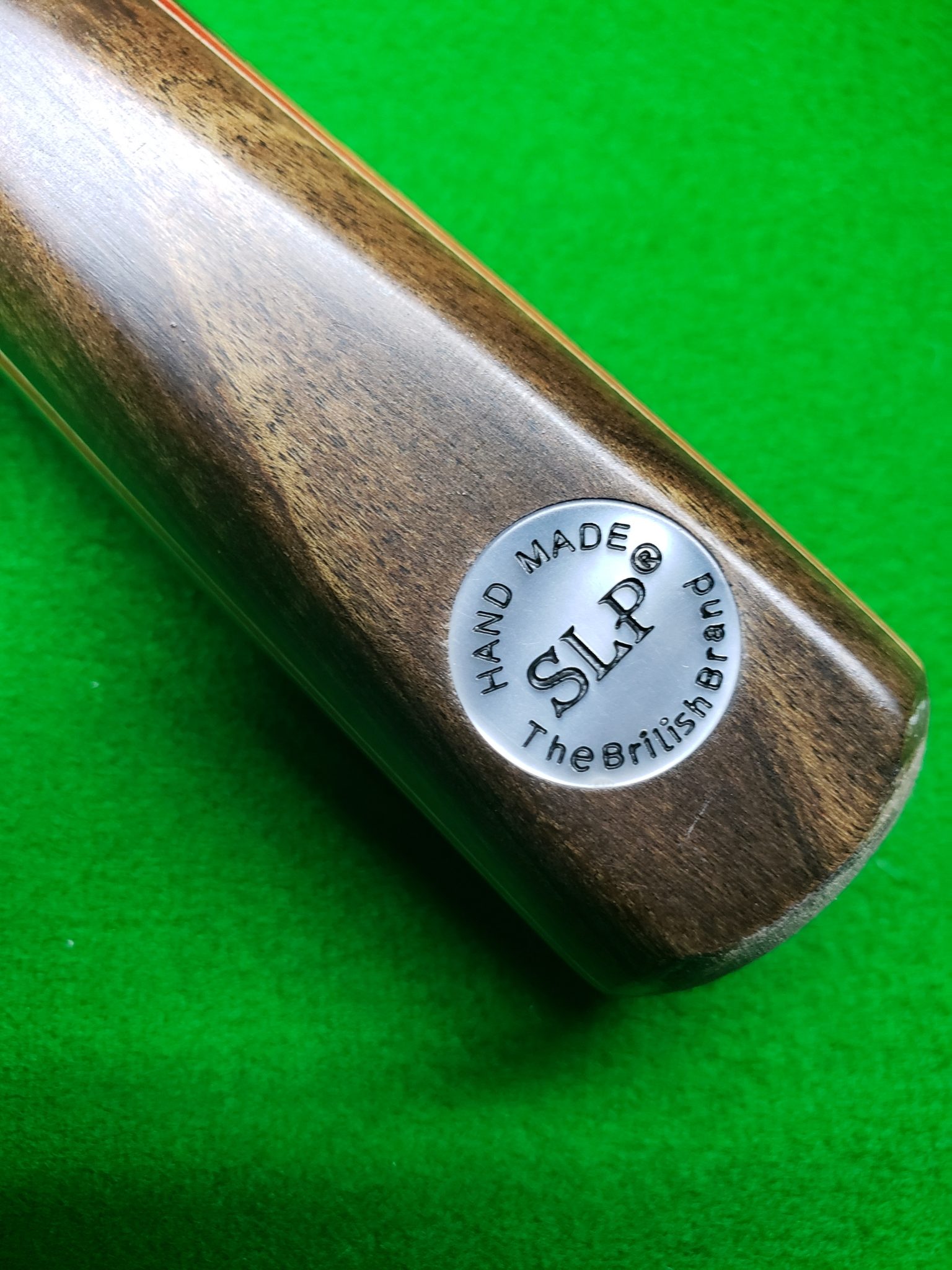 SLP 3/4 jointed hand made cue with case, mini butt and telescopic ...