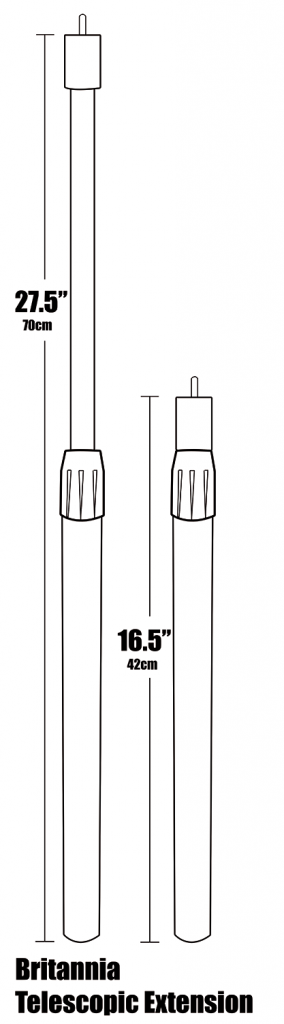 BRITANNIA telescopic screw in extension – Bulldog Billiards UK